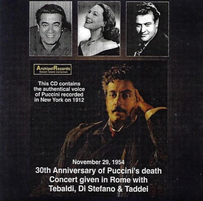 Puccini: Opera Arias Tebaldi/Di Stefano/Taddel - Rome 1954 (CD, 2004 ...