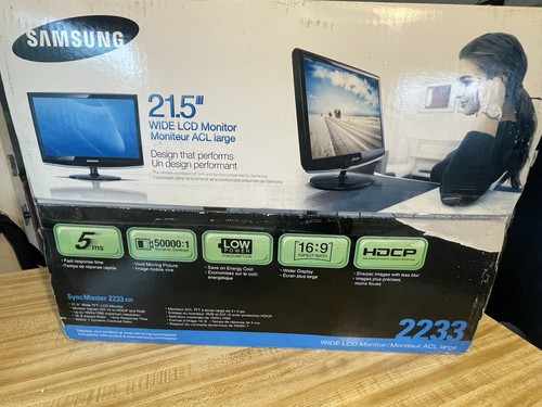 SAMSUNG SYNCMASTER 2233SW 21.5in MONITOR 50000:1 DYNAMIC CONTRAST ...