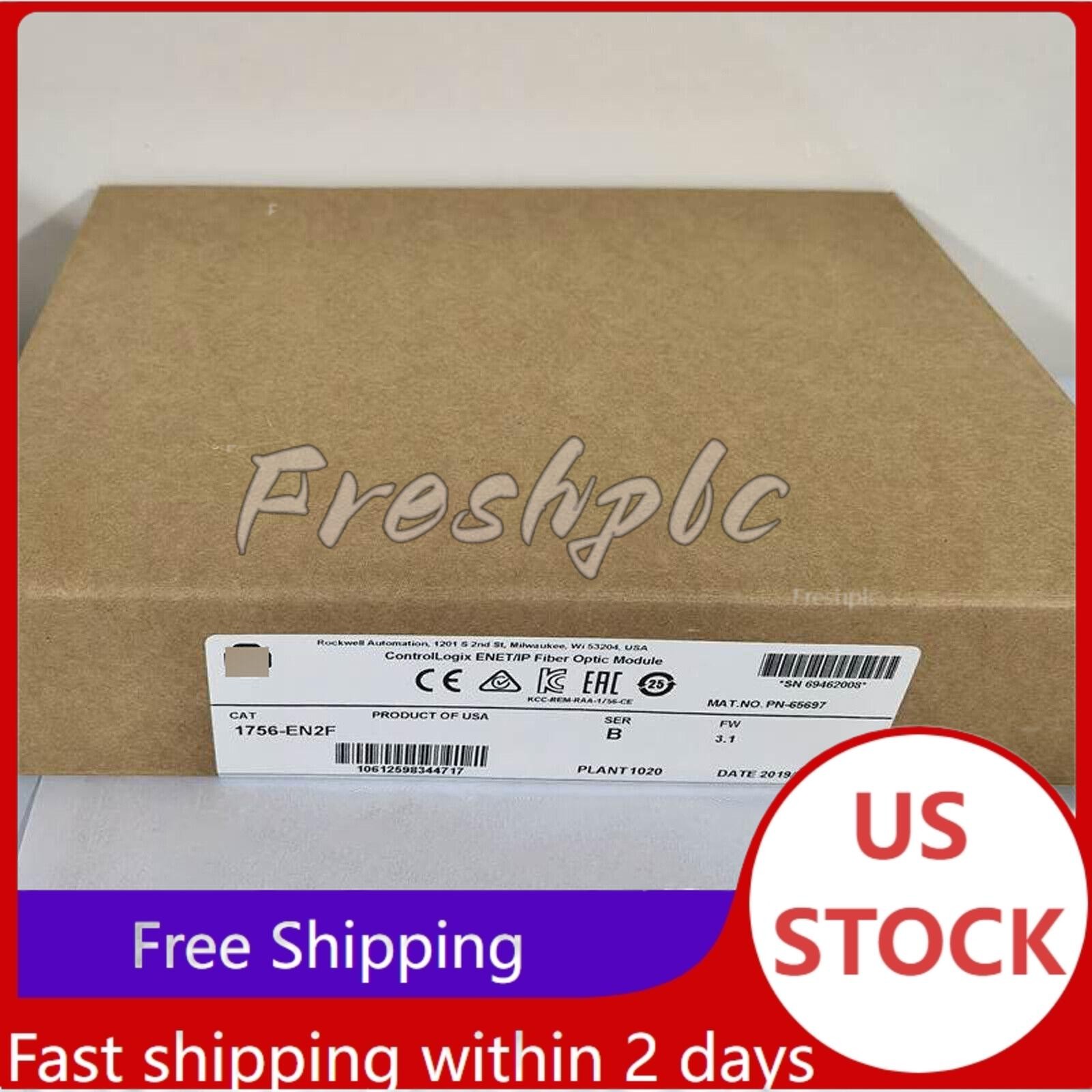 New IN BOX 1756-EN2F Series C ControlLogix EtherNet/IP Fiber Module ...