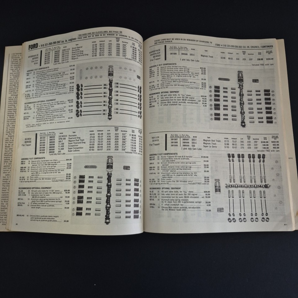 Vintage 1975 Iskenderian Performance Consumer Catalog | eBay