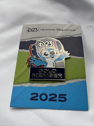 New Disney D23 Fan Club Gold Member 2025 Exclusive Stitch Enamel ...