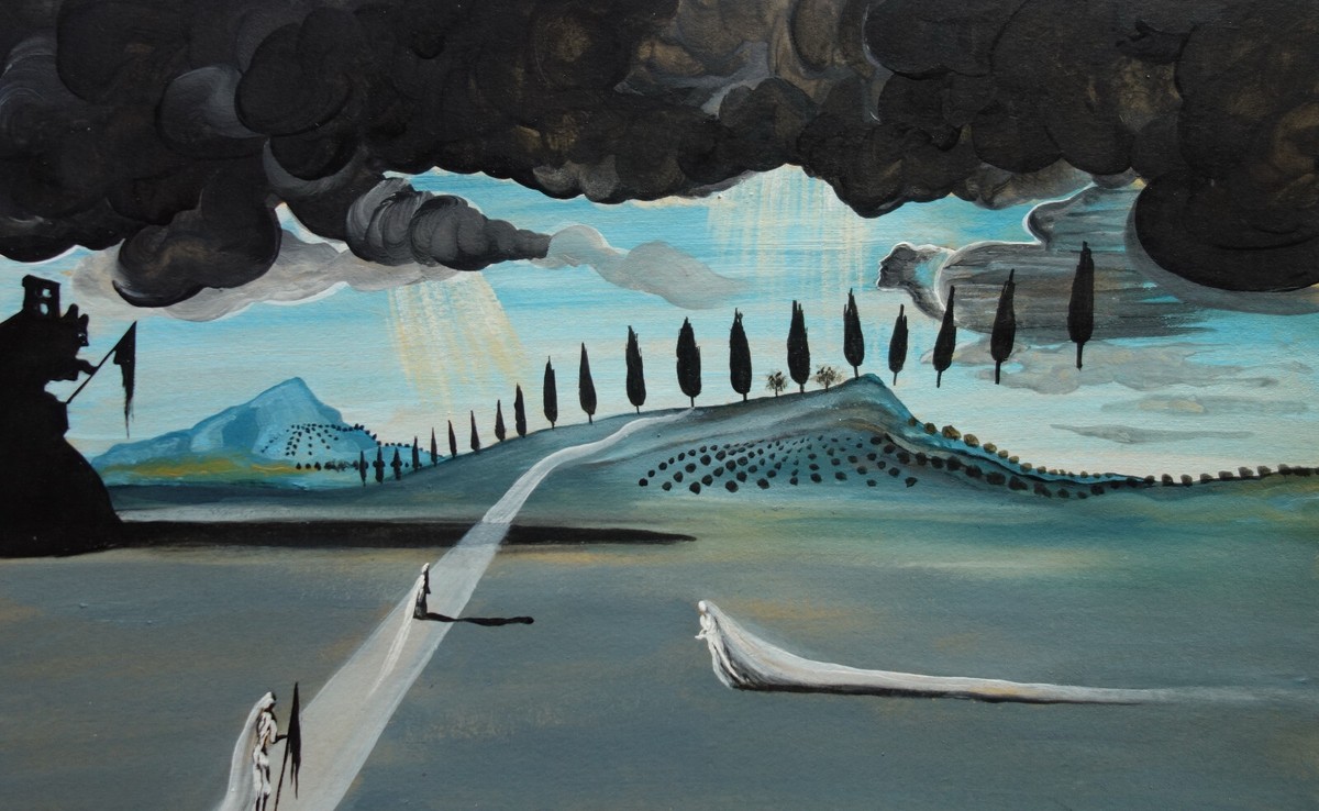 Surreal Scenery Surreal Landscape Painting By Laszlo Eles | Saatchi