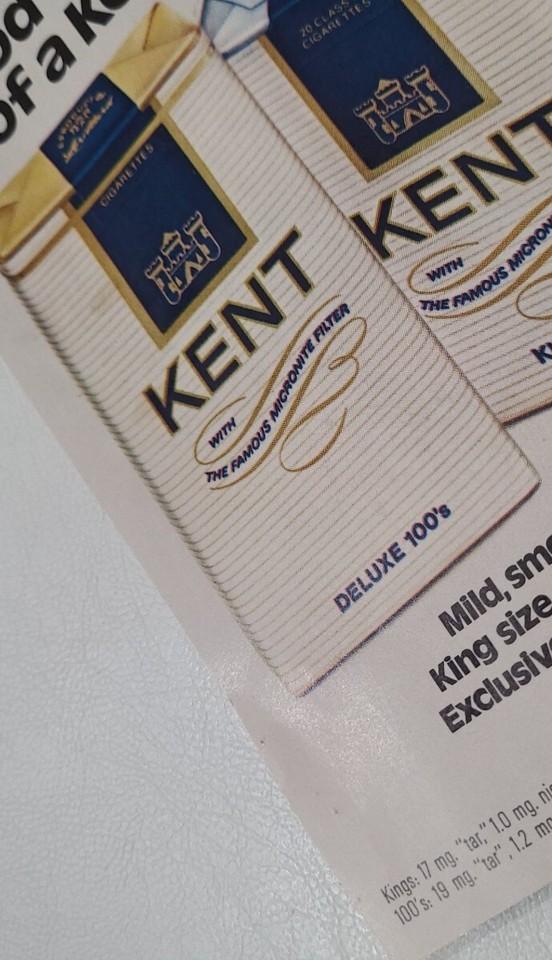 KENT Tobacco - Cigarette Smoking Cozy 'n Book Reading Vintage 1971 ...