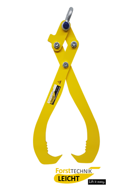 Log pincer, log grab, log puller, skidding tong, forest hauler L 1000kg ...