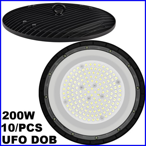 LED UFO High Bay Lights 10 PACK 200W Factory Warehouse Commercial Light ...