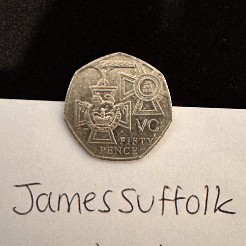 Extremely Rare 2006 Victoria Cross 50p Coin - Commemorative VC Fifty ...