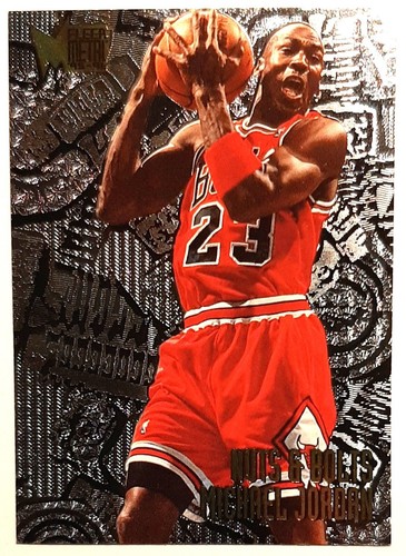 Michael Jordan /Chicago Bulls 1995-96 Fleer Metal "Nuts & Bolts" Card ...