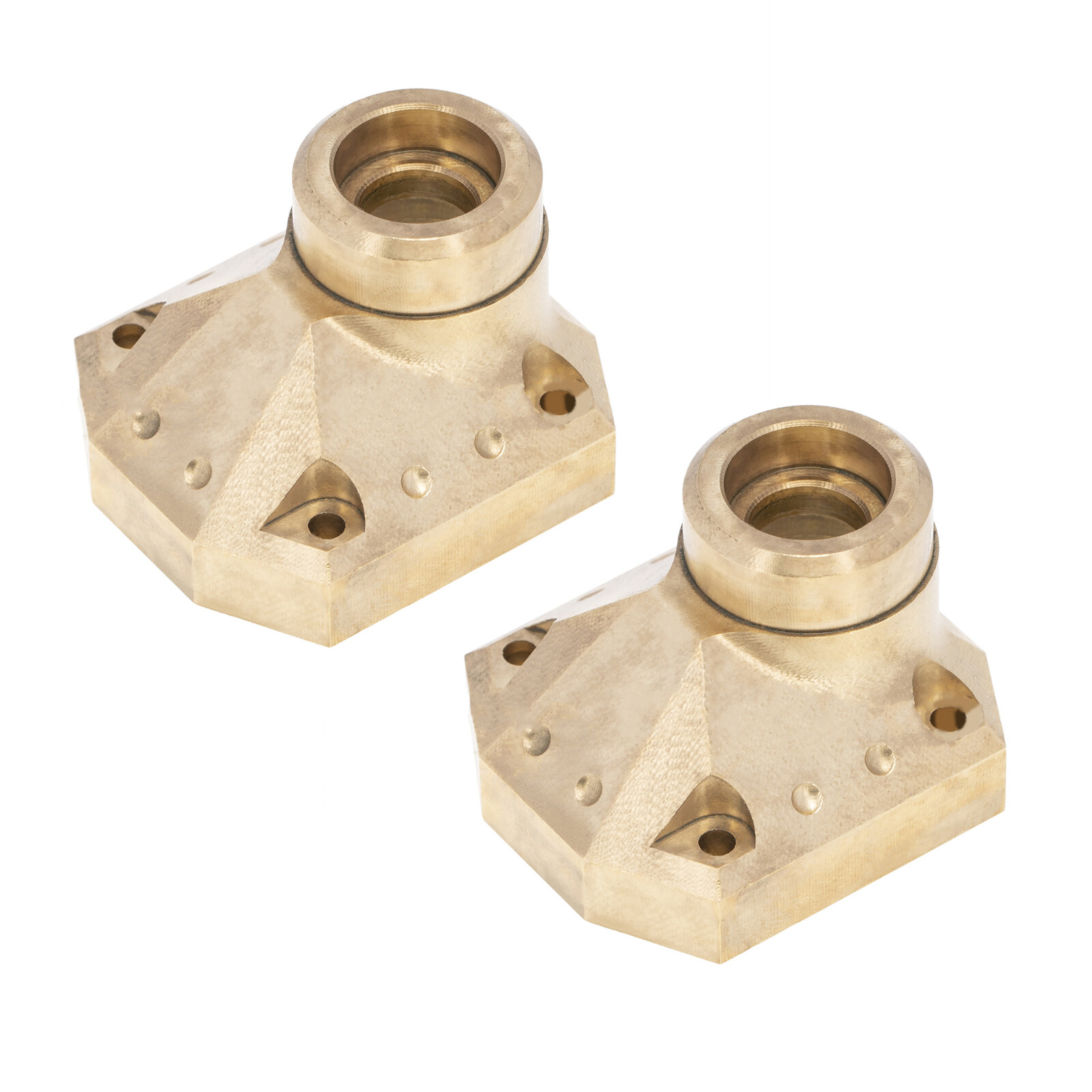 For Axial Capra 1.9 UTB RC Front And Rear Bridge Covers Brass Model Car ...