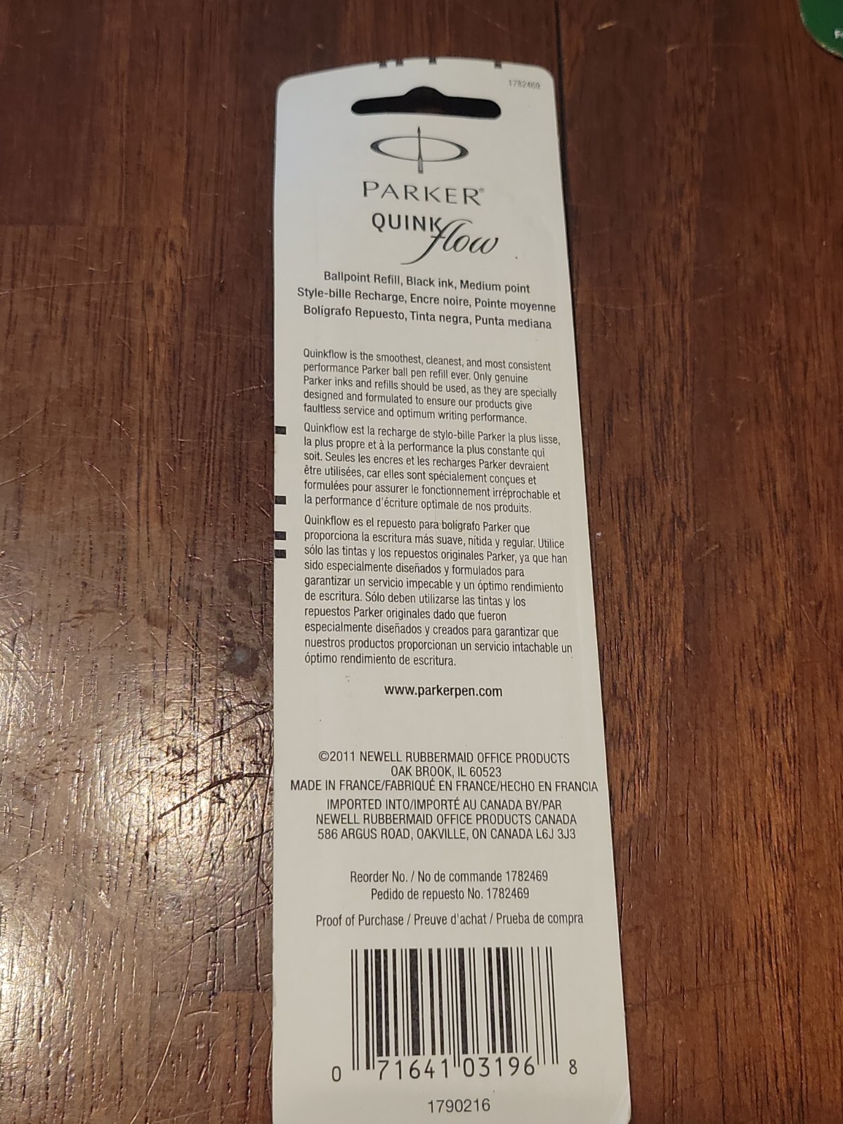 Parker 1782469 Refill for Ballpoint Pens Medium Black Ink Par1782469 ...