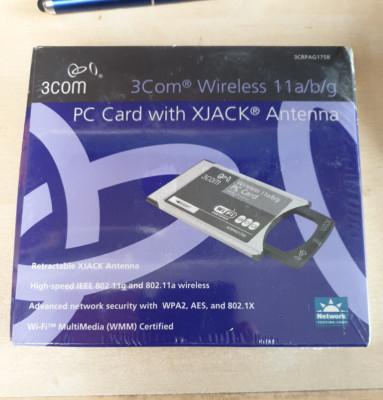 3Com Wireless 11 a/b/g PC card with XJACK Antenna | eBay