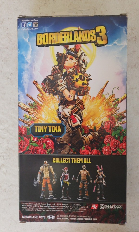 NEW BORDERLANDS 3 ACTION FIGURE TINY TINA MCFARLANE TOYS 2019 VIDEO ...