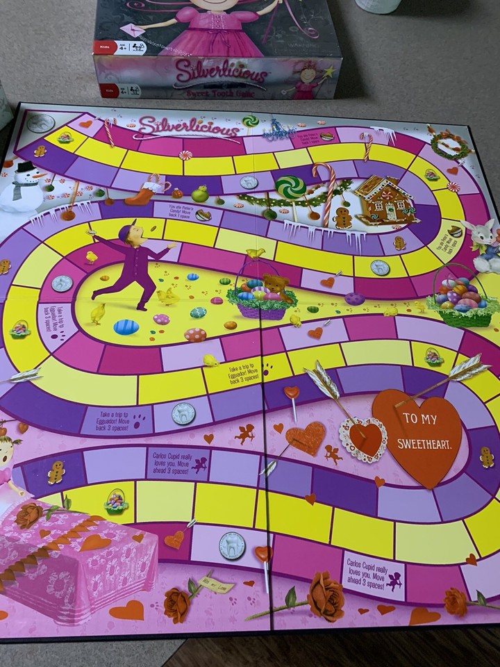 Silverlicious Board Game by Fundex Pinkalicious Sweet Tooth Rare Out of ...