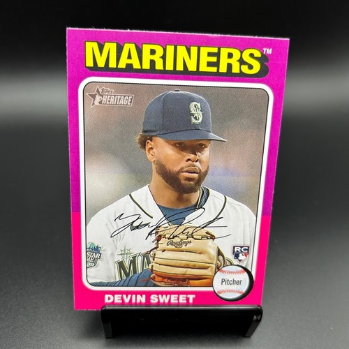 2024 Topps Heritage #242 Devin Sweet RC Seattle Mariners | eBay