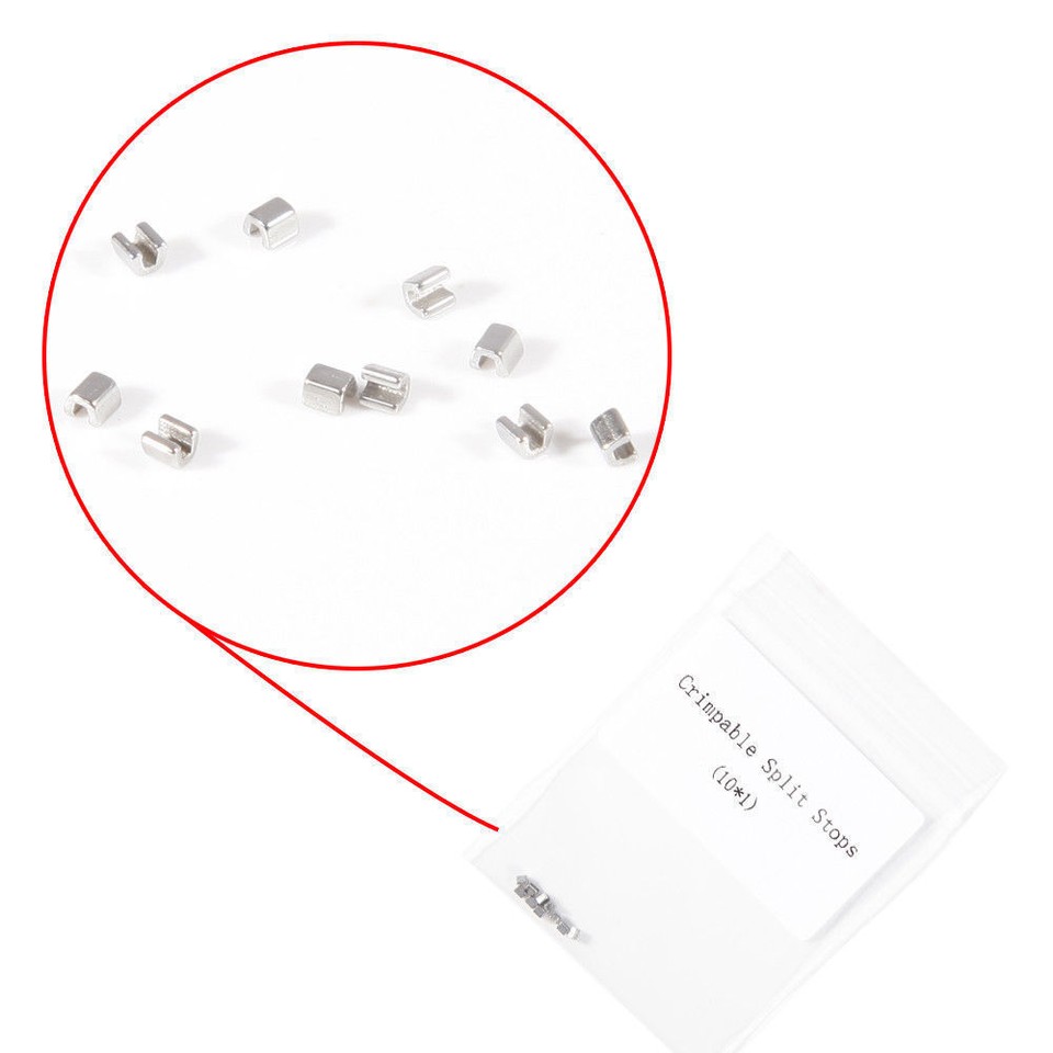 10 Pcs Dental Orthodontic Crimpable Hooks Sliding/Spiral Cross/Double ...