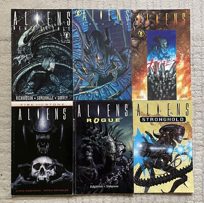 Aliens Graphic Novel TPB Lot - Book One, Fire & Stone, Tribes, Newts ...