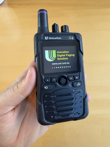 UNICATION G4 7/800Mhz P25 DIGITAL PAGER RECEIVER SCANNER MINITOR 5 V VI ...