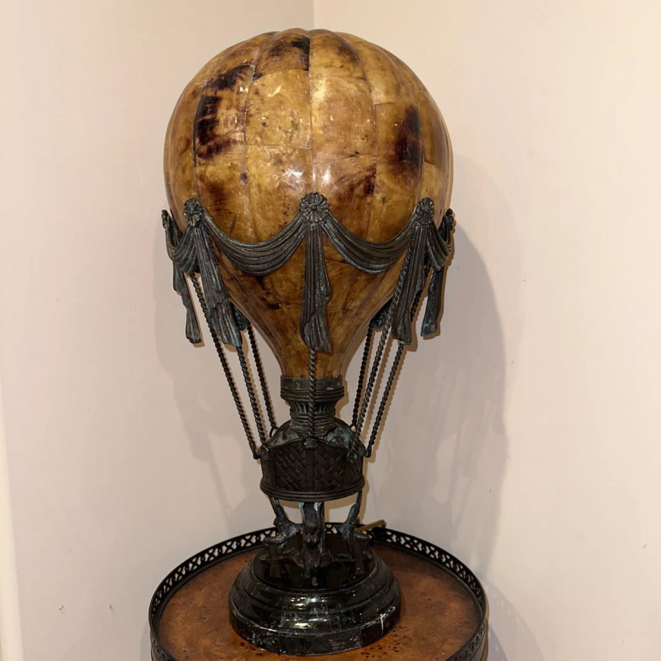 Decorative Balloon Lamp - Penshell Crackle & Verdigris Bronze by ...