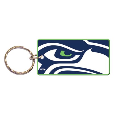 SEATTLE SEAHAWKS MEGA RECTANGLE ACRYLIC KEY RING NEW WINCRAFT | eBay