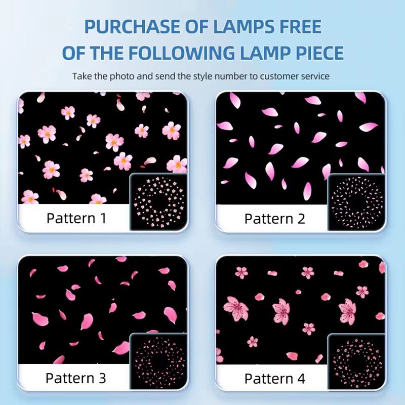 40W-600W Custom Flower Dynamic Effect Pattern Projection Logo Gobo ...