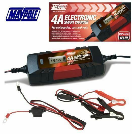 Maypole 7423A Battery Charger Auto Electronic 4A 12V for sale online ...