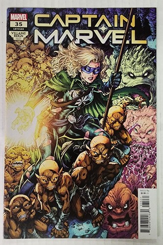CAPTAIN MARVEL #35 Cover C VF NAUCK DEVIL'S REIGN VILLAIN MARVEL 2022 ...