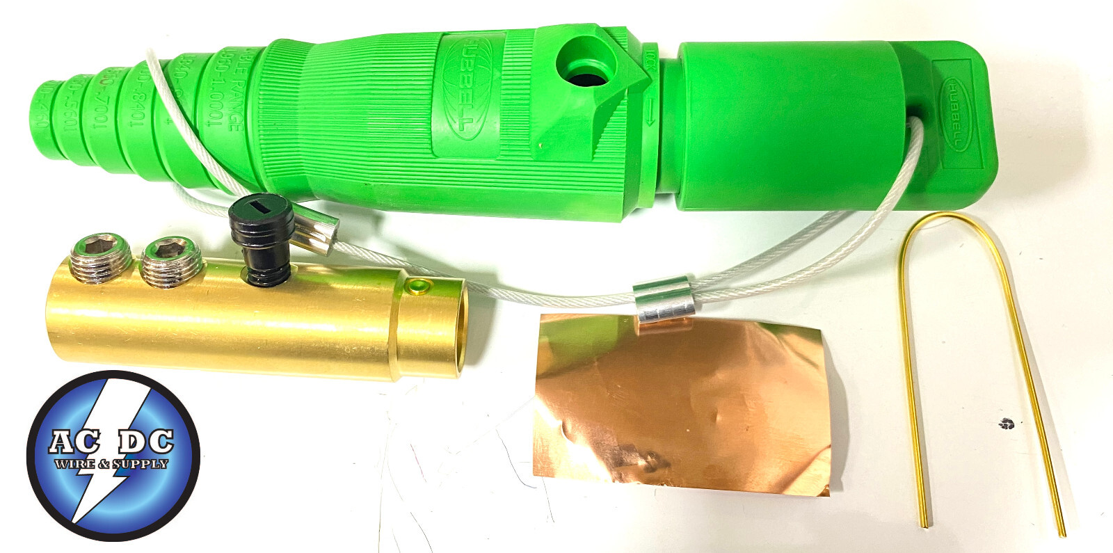 Hubbell HBL300FGN FEMALE CAM LOCK W/ Protective Cap for 300A Single ...