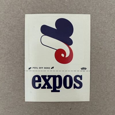 1970’s Fleer Baseball Montreal Expos Sticker Card | eBay