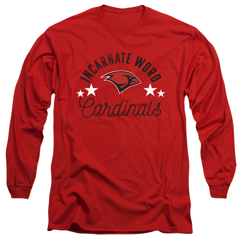 Uni of The Incarnate Word Adult Long Sleeve T-Shirt Cardinals, Red, S ...