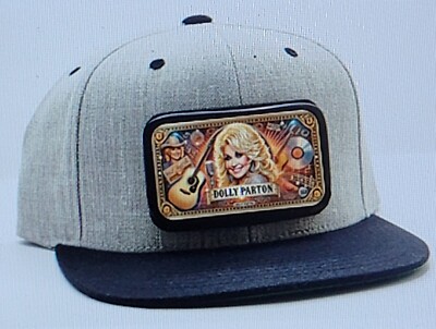Dolly Parton Hat, Removeable Metal Patch,Snapback | eBay