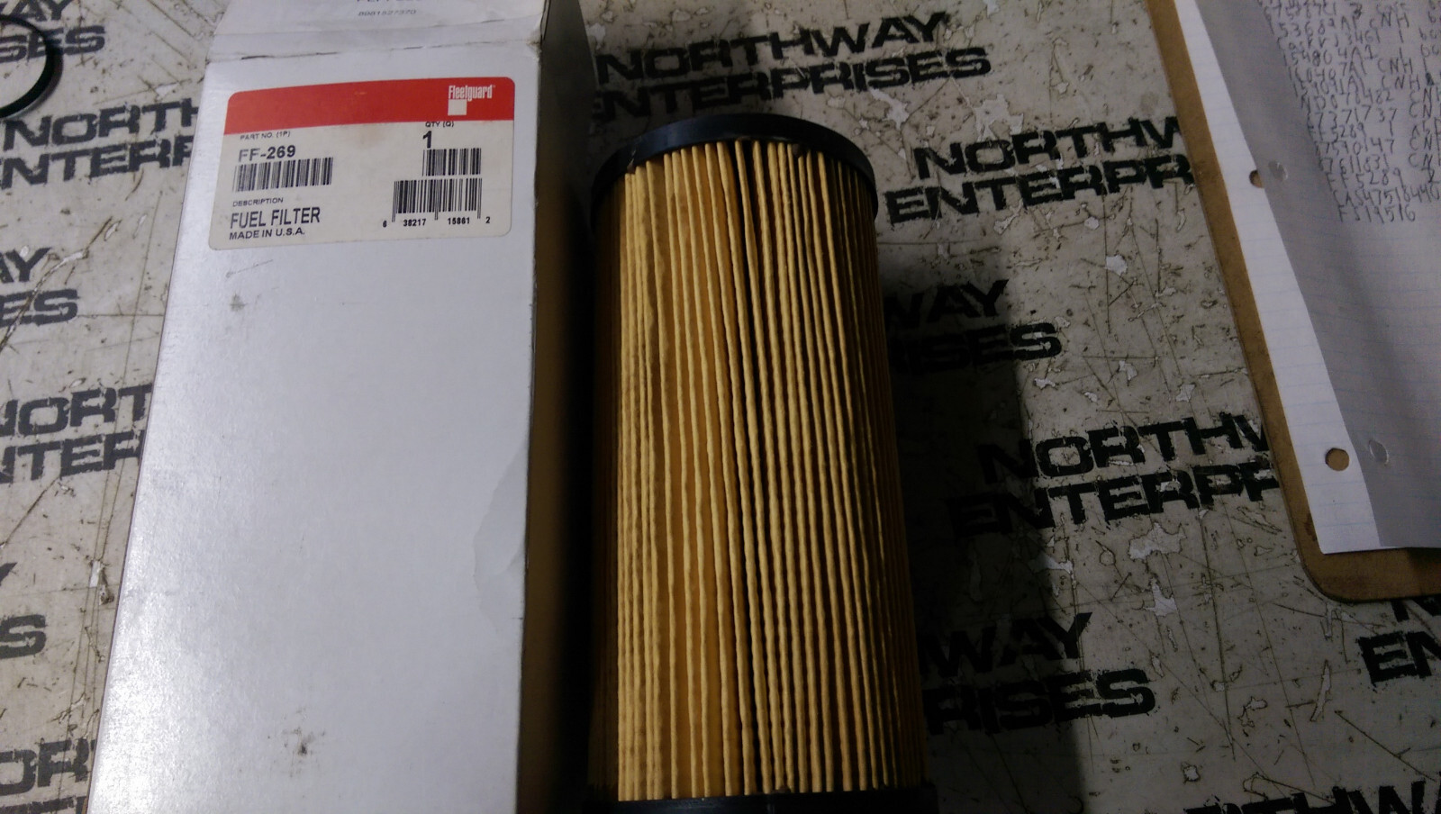 FLEETGUARD FF269 - Fuel filter cross reference