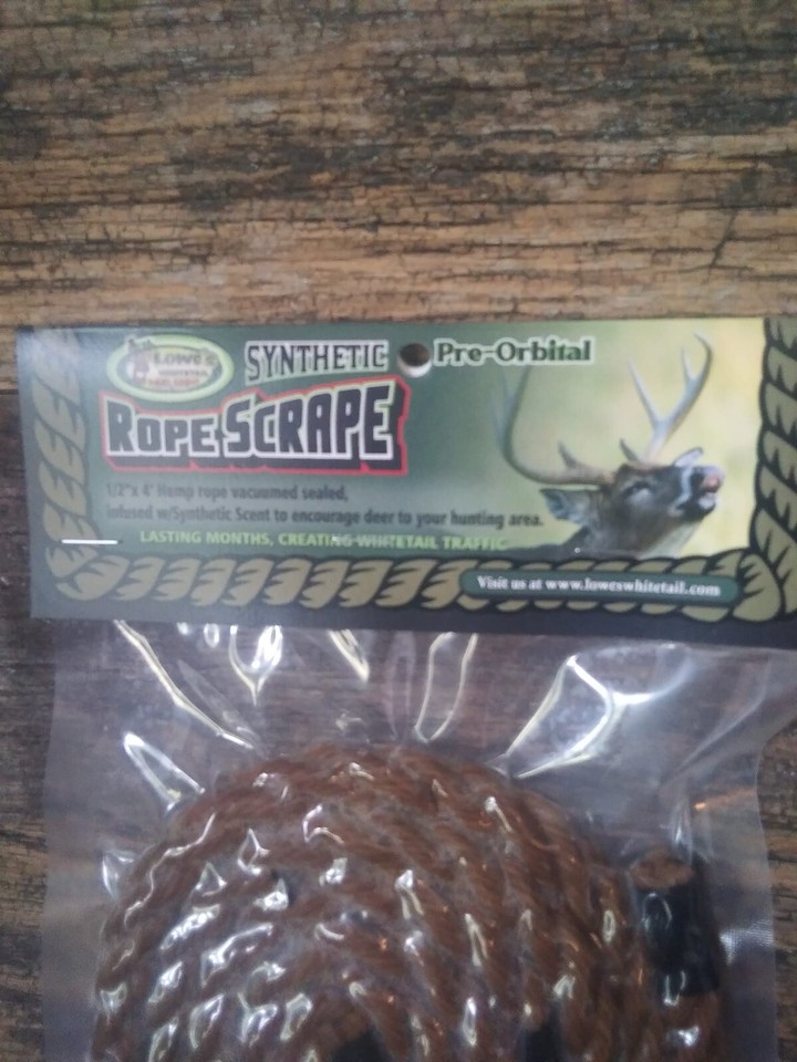 Rope Scrape Synthetic Pre-Orbital (Mock Scrape, Hemp Rope, Licking ...