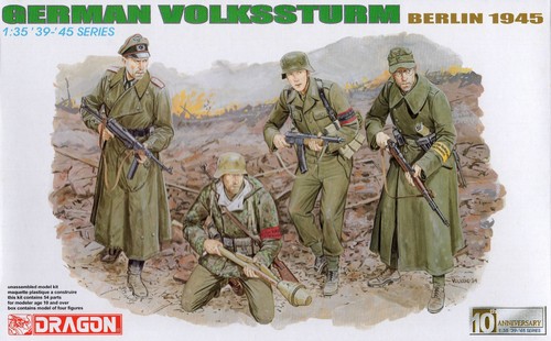 Dragon 1/35 6173 WWII German Volkssturm (Berlin 1945) (4 Figures) | eBay