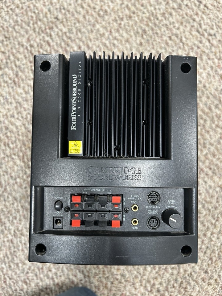 CAMBRIDGE SOUNDWORKS FOUR POINT FPS2000 SPEAKERS AND SUBWOOFER | eBay