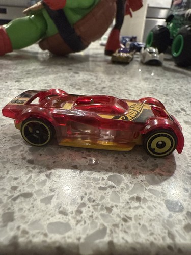 Hot Wheels Mach It Go 2021 Red/Yellow Transparent Racer – HW Glow ...