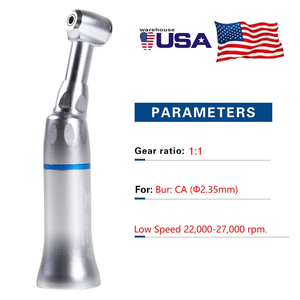 NSK Style Dental Slow Low Speed Handpiece Straight Contra Angle Air ...