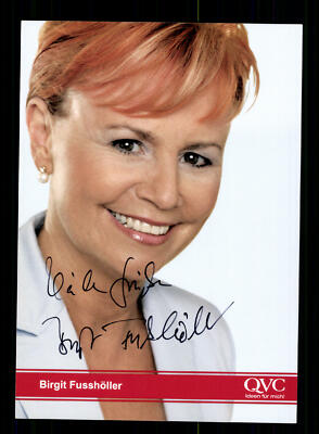 Birgit Fusshöller QVC Autogrammkarte Original Signiert ## BC 168488 | eBay