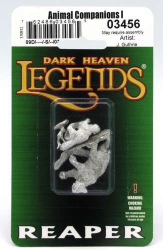 Reaper 03456 Animal Companions I (DHL) Bear Wolverine Hawk Falcon ...