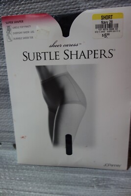 Sheer Caress Subtle Shapers Pantyhose Girdle Top Panty Sheer Leg Size ...