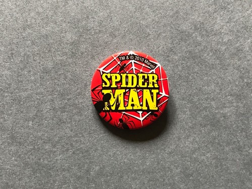 SPIDERMAN SPIDER MAN Rare PinBack Badge Button MARVEL 2010. | eBay