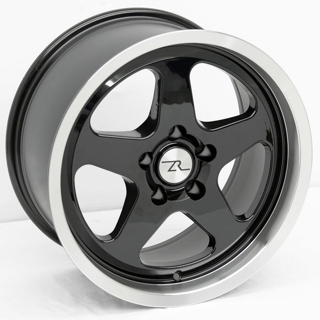 Black Mustang Saleen SC Style Wheels 17x9 & 17x10" 17 Inch 5 Lug Deep ...