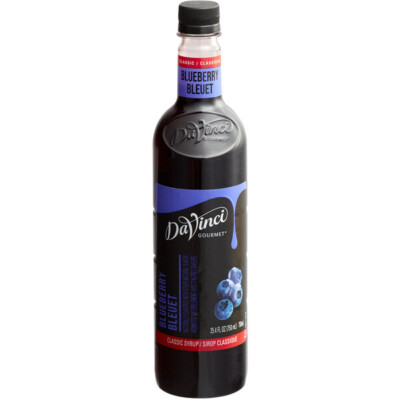 DaVinci Gourmet Classic Blueberry Flavoring / Fruit Syrup 750 mL ...