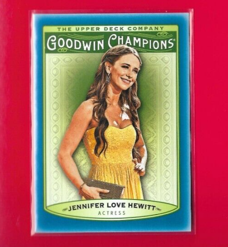 2019 Upper Deck Goodwin Champions Jennifer Love Hewitt *Royal Blue ...
