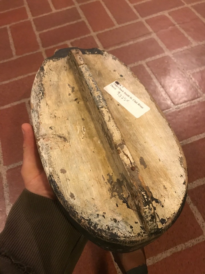 1940 Chuck Smith St. Clair River Drake Duck Decoy Original Paint ...