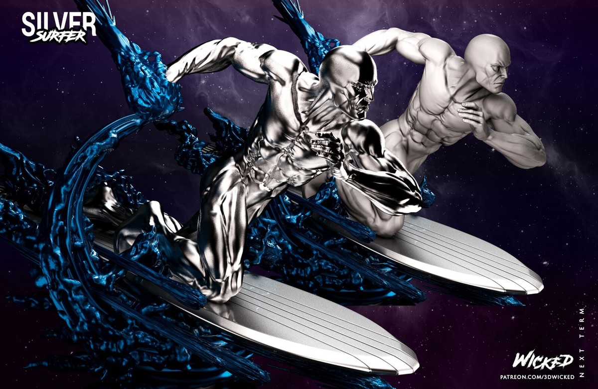 Dc Universe Custom Marvel Silver Surfer