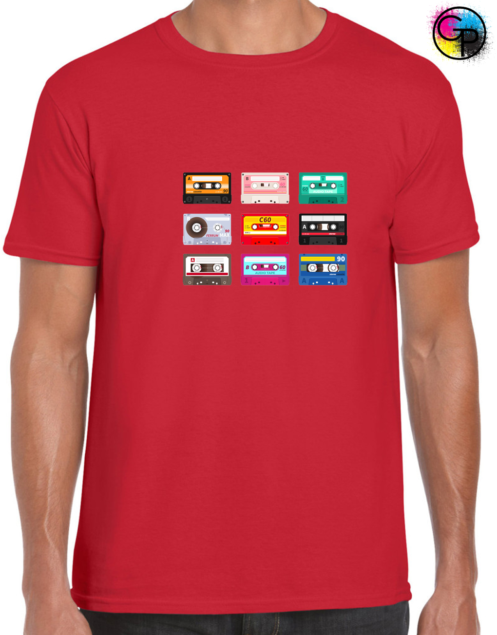 RETRO CASSETTES MENS T SHIRT RETRO MUSIC CLASSIC DJ VINYL MUSICIAN COOL ...