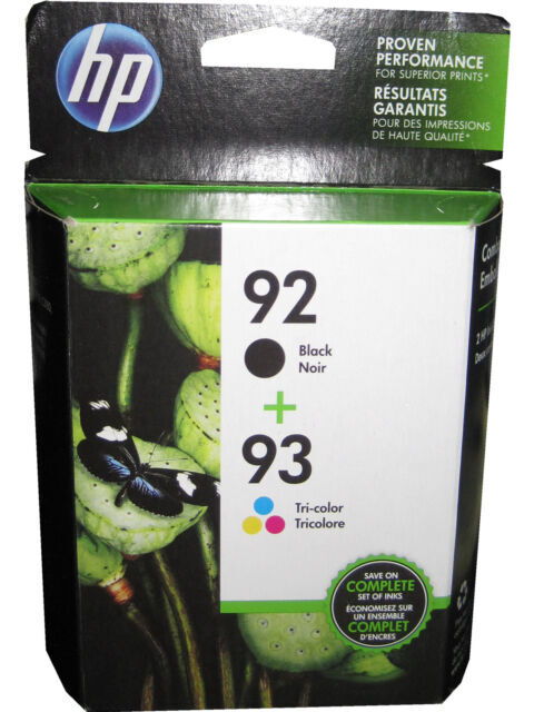 HP 92/93 (C9513FN#140) Ink Cartridge - 2 Pack for sale online | eBay