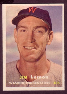 1957 TOPPS JIM LEMON CARD NO:57 NEAR MINT CONDITION | eBay