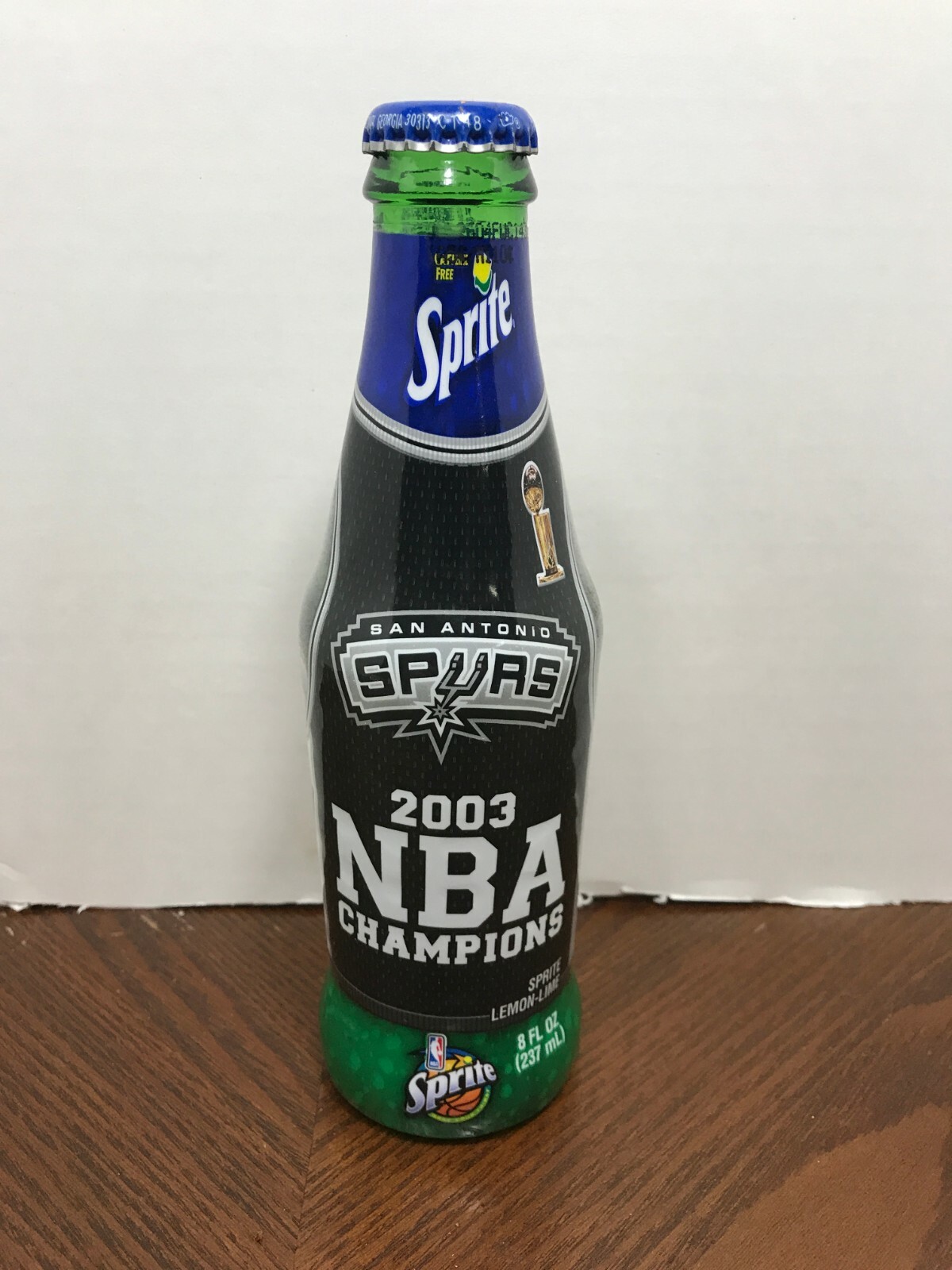 2003 Sprite NBA Champions San Antonio Spurs Commemorative Bottle~8 Oz ...