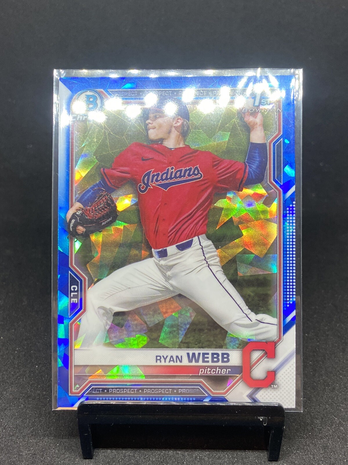 2021 Bowman Draft Chrome Sapphire Ryan Webb Rookie RC Base SP 1st ...