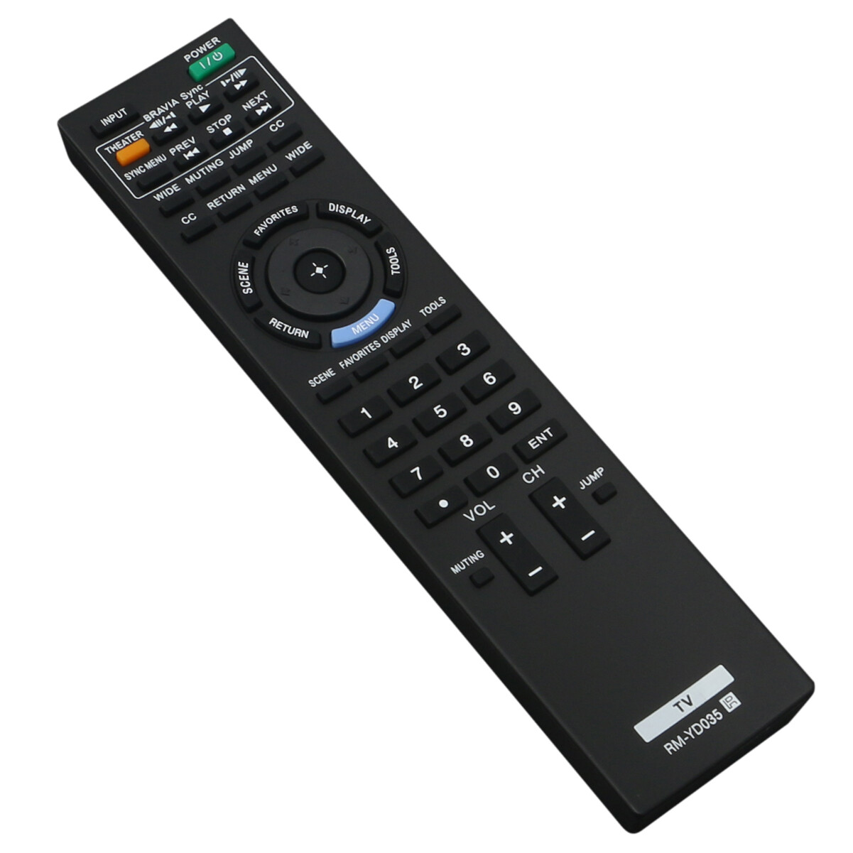 RM-YD035 Replace Remote Control for Sony TV KDL-22BX300 KDL-32FA600 KDL ...